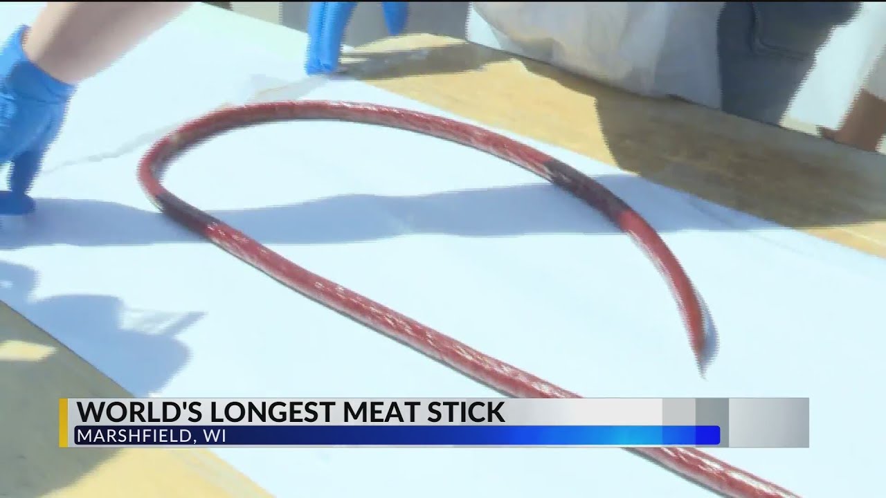 World's Longest Meat Stick - YouTube
