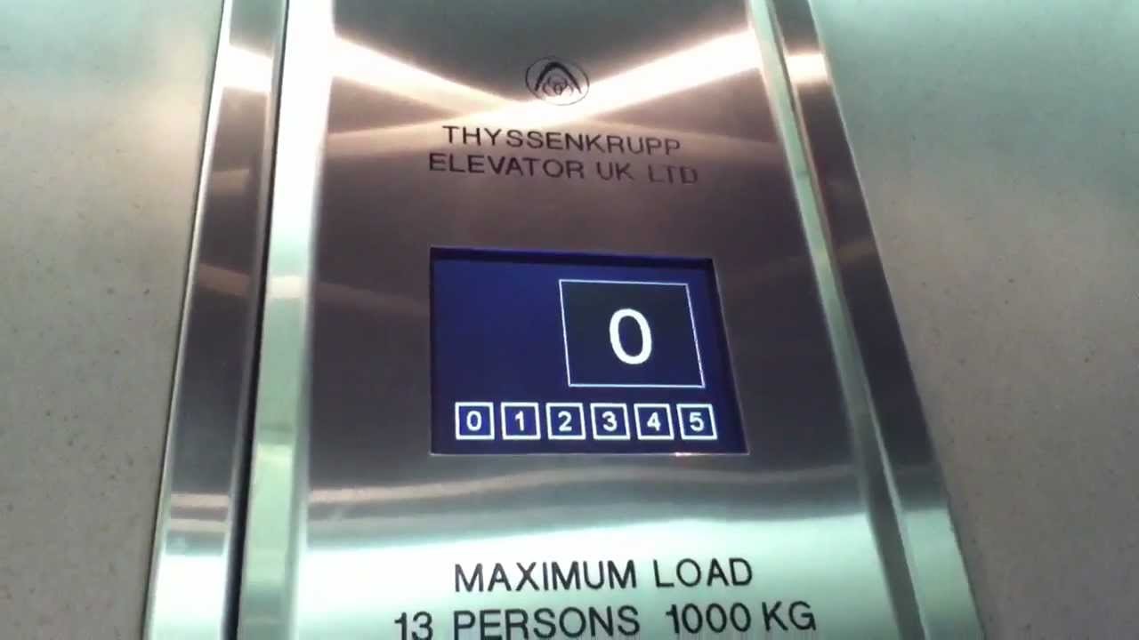 ThyssenKrupp DESTINATION DISPATCH elevators @ 3 Princess Way, Redhill - YouTube