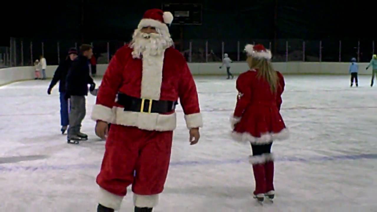 Skating with Santa at the Secaucus Ice Rink (1 of 2) - YouTube