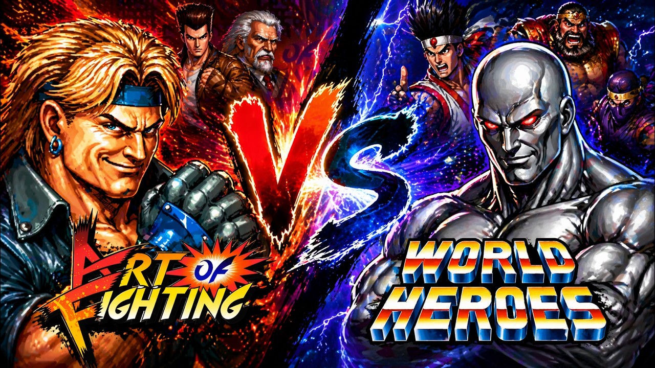 Epic Tag Team Fight: Art of Fighting vs World Heroes - YouTube