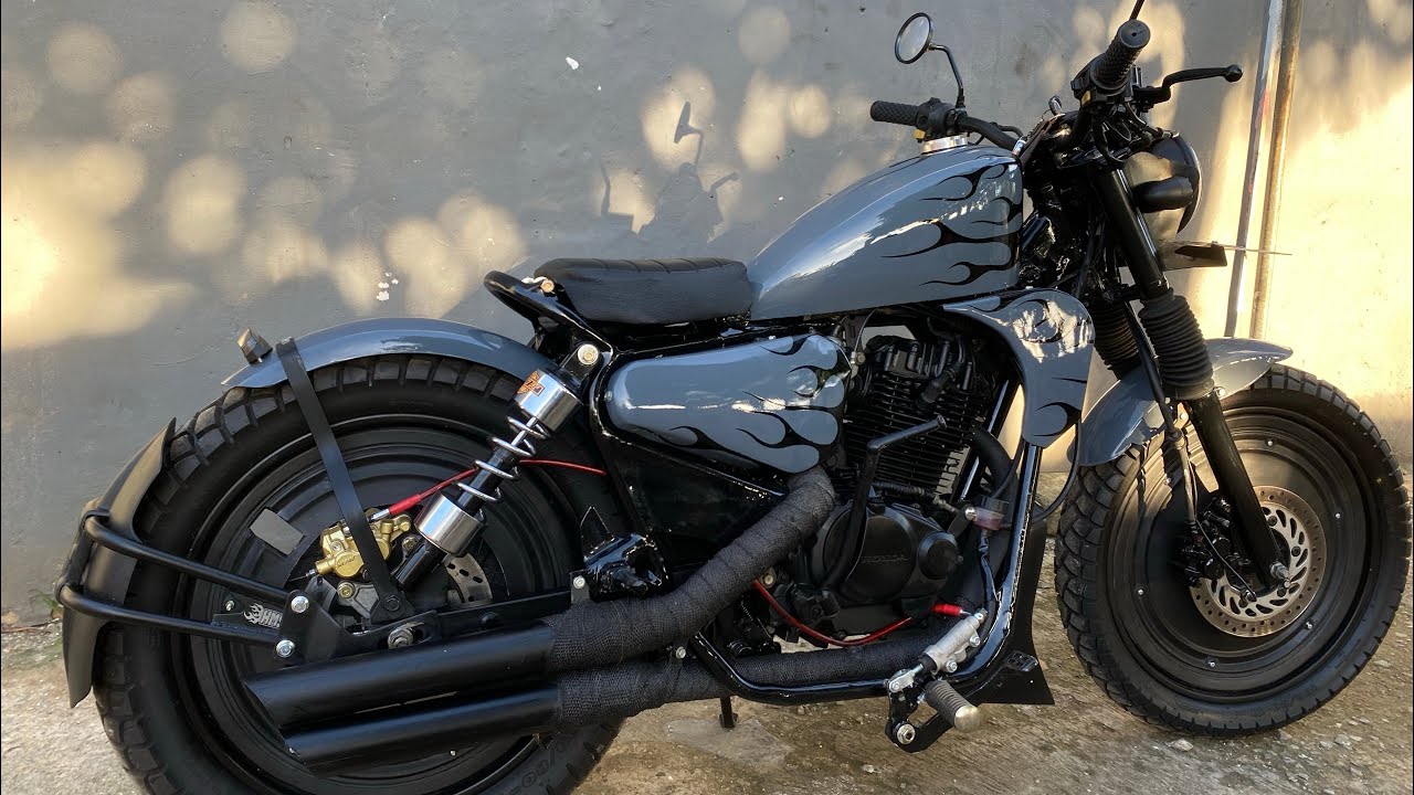 Megapro di custom jadi bobber?? || bobber sportser model jok lipat ...