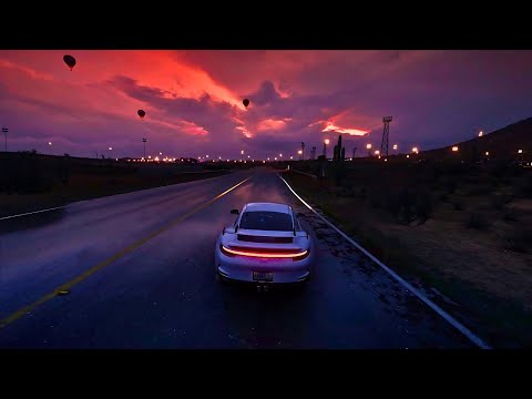 All The Stars (Slowed & Reverb) | FH5 Night Drive