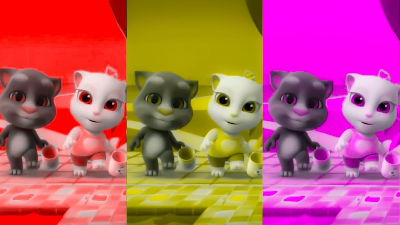 😍Talking Tom & Cute Angela Dancing Talking Tom Dancing Cute Baby Tom ...