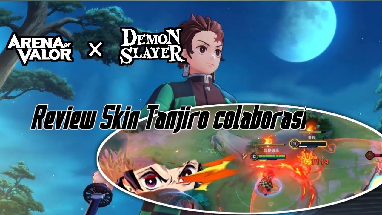 Review New Skin Tanjiro AOV X Demon Slayer | AoV | 傳說對決 | RoV | Liên ...