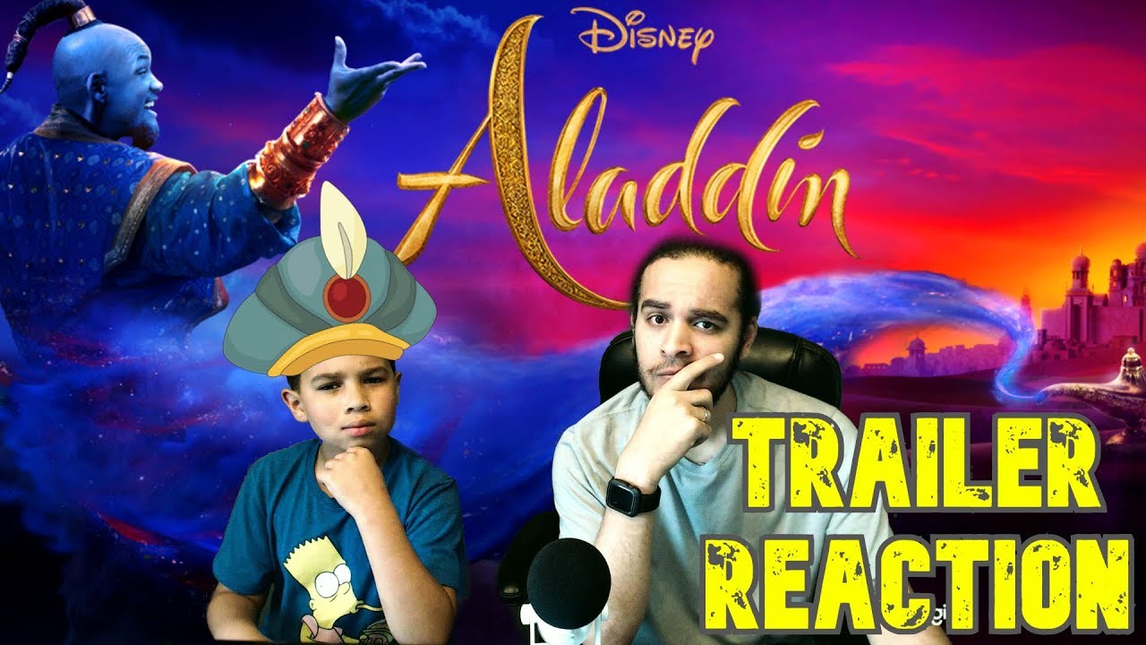 Disney's ALADDIN Official TRAILER - REACTION!! - YouTube
