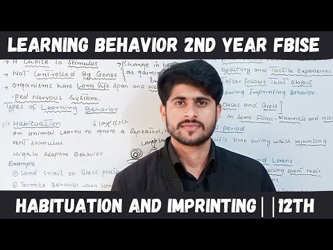 Learning Behaviour|Imprinting and Habituation Behavior|2nd Year Biology ...
