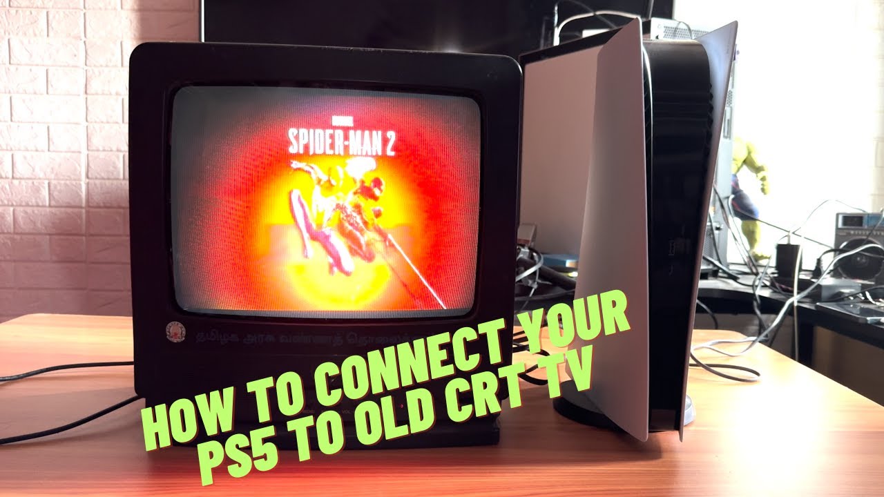 How to Connect your PS5 to OLD CRT TV - YouTube