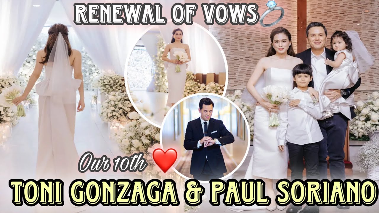 Toni Gonzaga and Paul Soriano 2nd Wedding ito ang Renewal of Vows nila ...