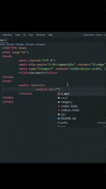 How to Import an Audio File into Html #html #coding #programming #html5 #htmltutorial #ssstech ...