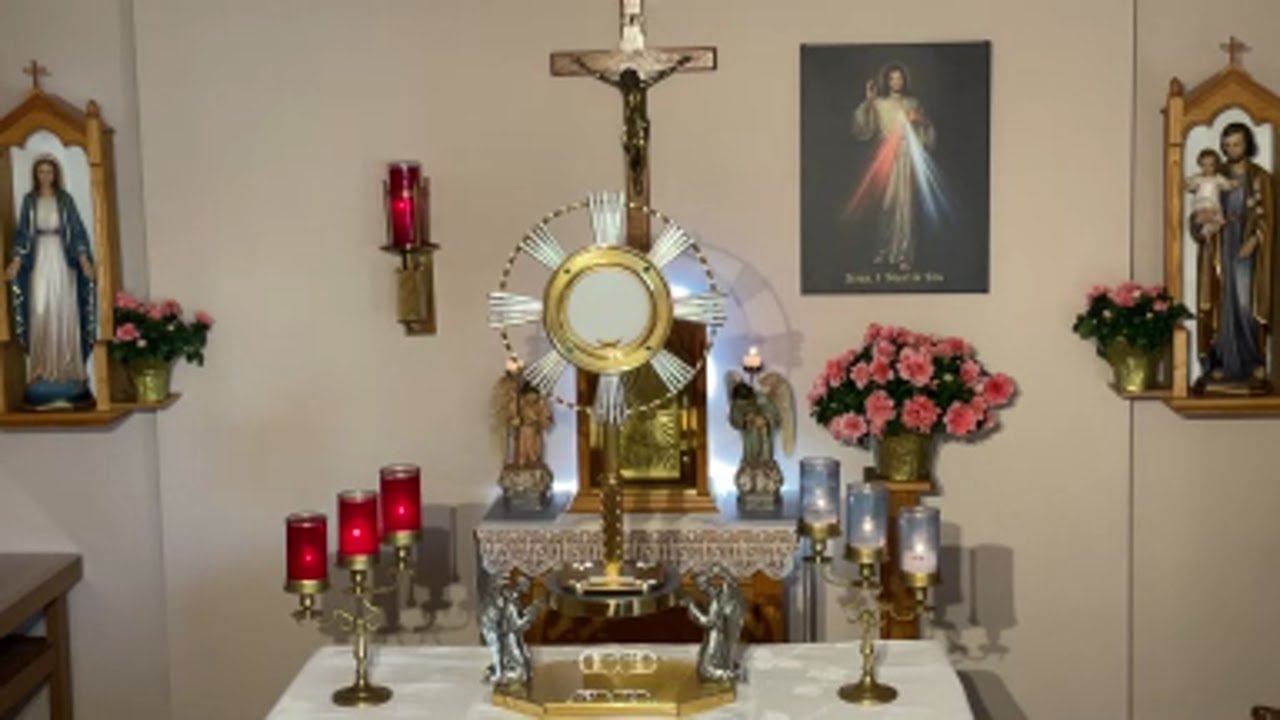 LIVE Eucharistic Adoration - Sisters of Divine Mercy - YouTube