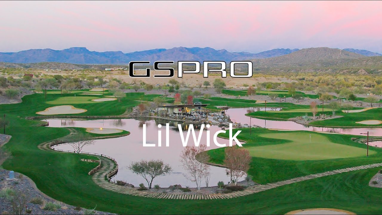 Lil Wick at Wickenburg Ranch - Bushnell Launch Pro - GSPro Golf ...