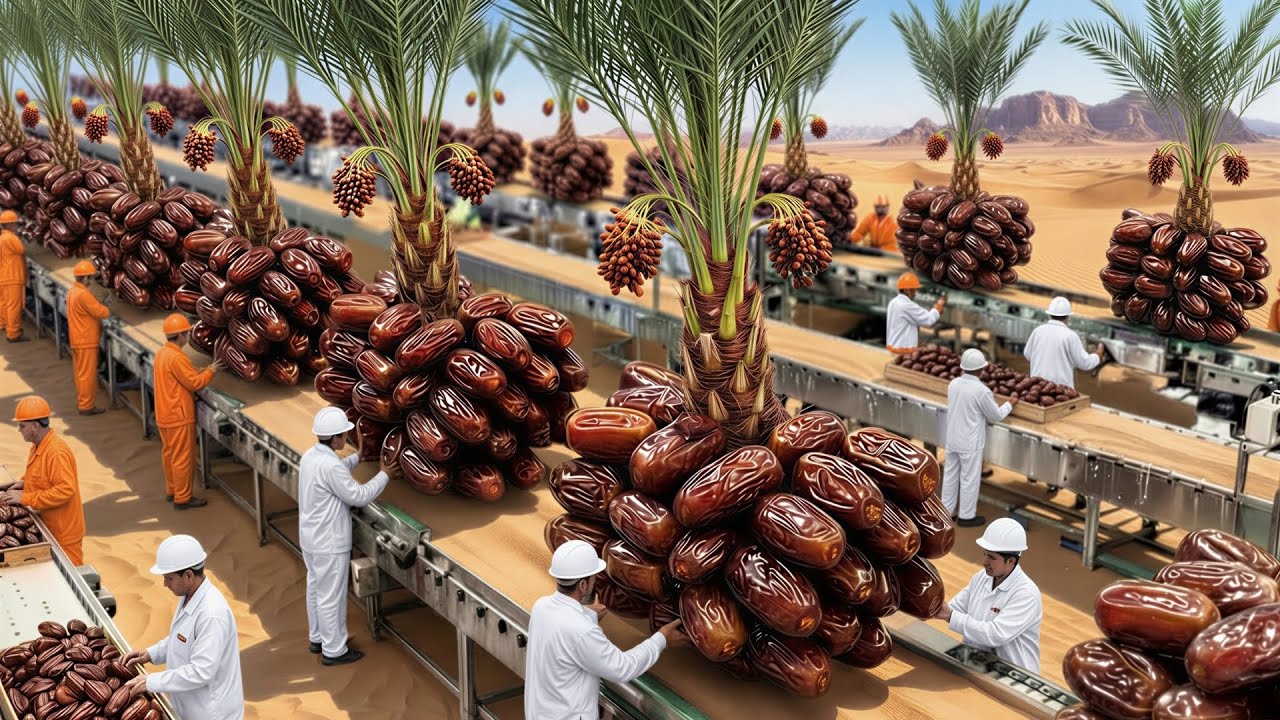 Inside the Famous USA Date Factory: From Farm to Factory (Full Process ...