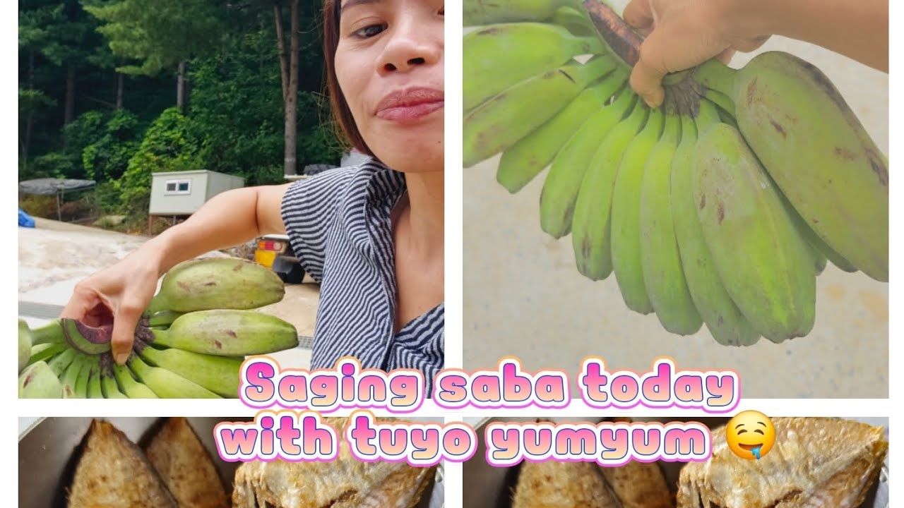 Saging saba dollar na sa south korea|Tuyo|Sarap| - YouTube