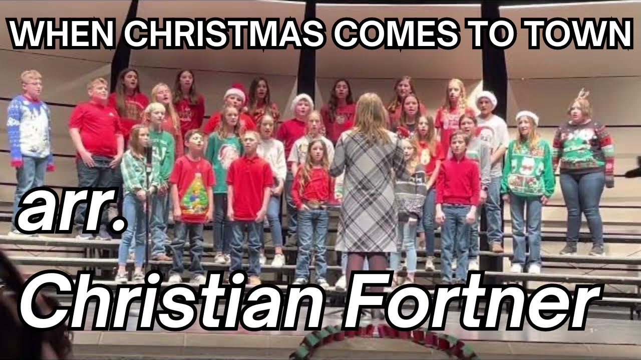 When Christmas Comes to Town (Live) performed by Clyde JHS 6th Grade ...