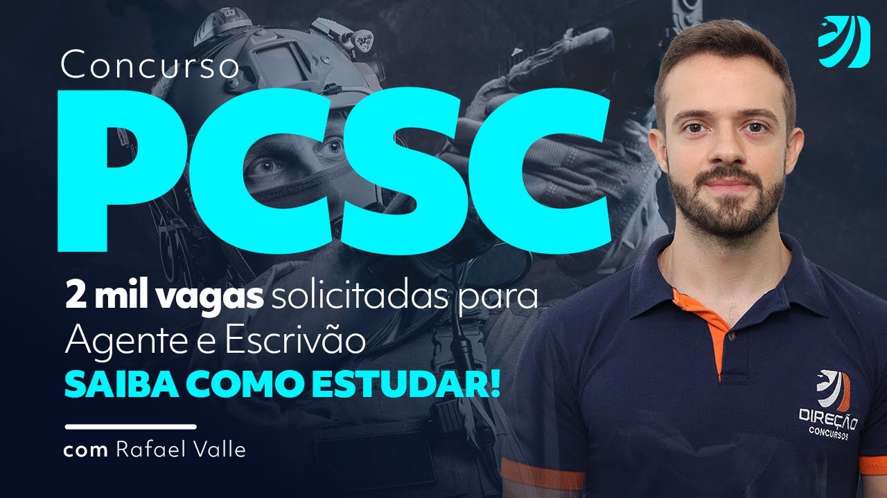 Concurso PC SC: 2 mil vagas solicitadas para Agente e Escrivão - Saiba ...