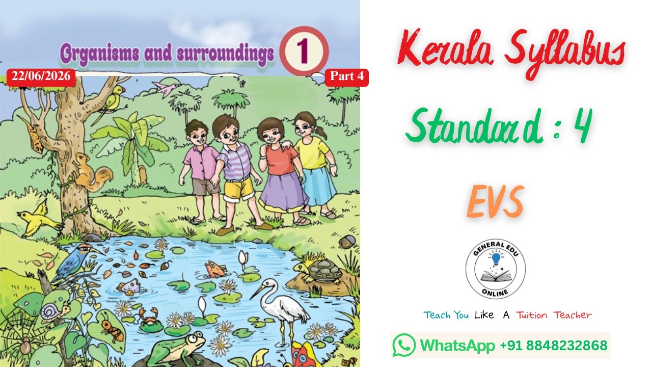 Class 4 EVS Unit 1 Organisms and Surroundings (Page 16 - 18) Food Chain ...