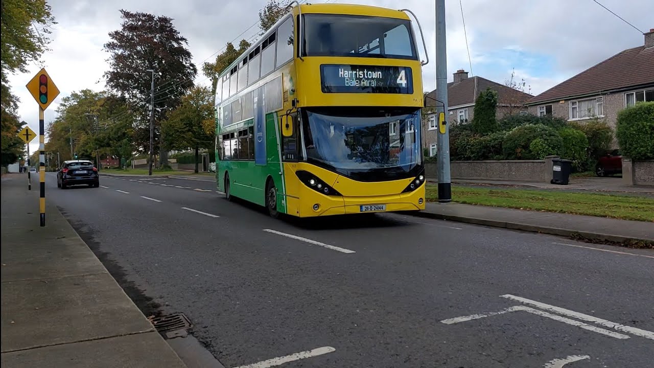 #100 Ride On Board Dublin Bus Enviro400ER PA27 Route 4 to Harristown ...