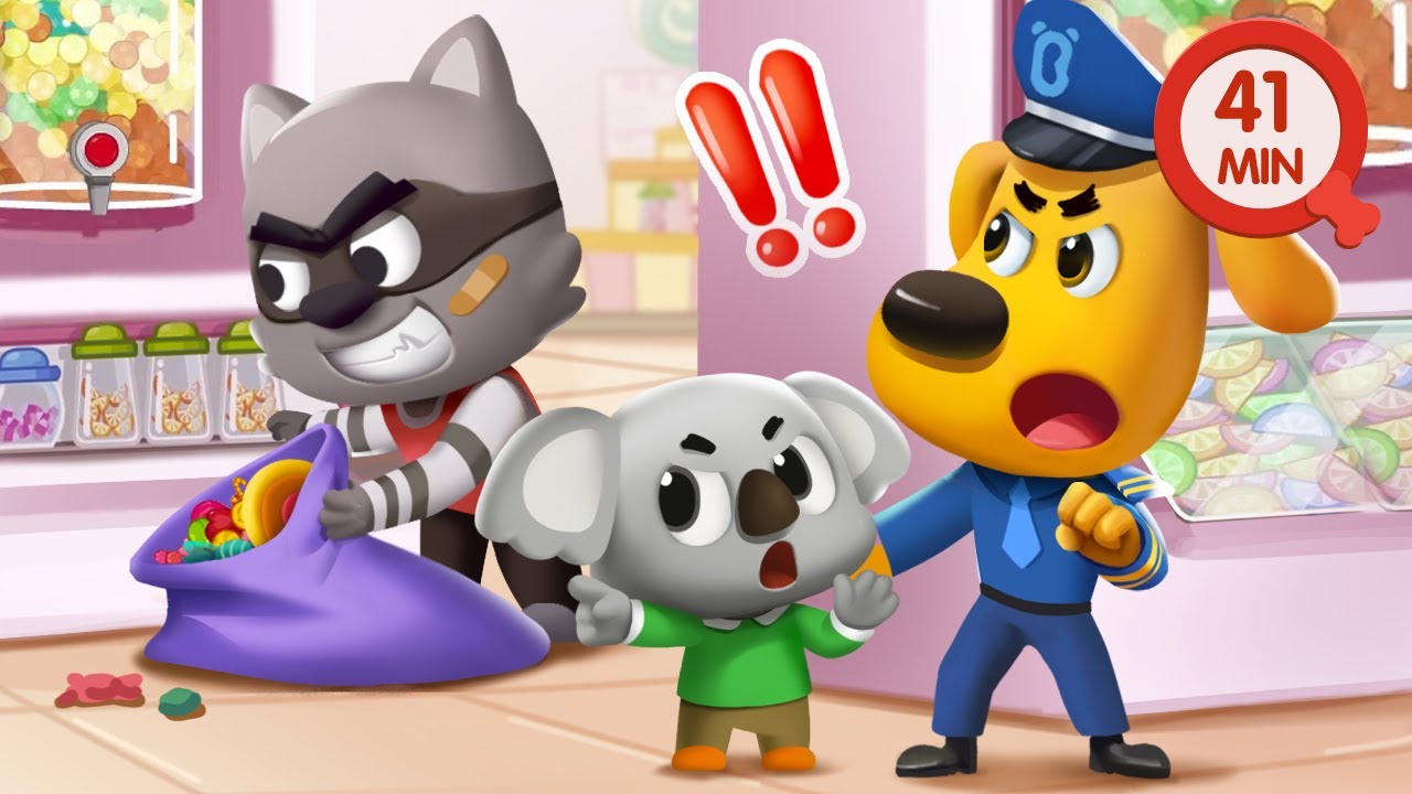 🍬 Candy Thieves | Safety Tips | Detective Cartoon | Cartoon for Kids ...