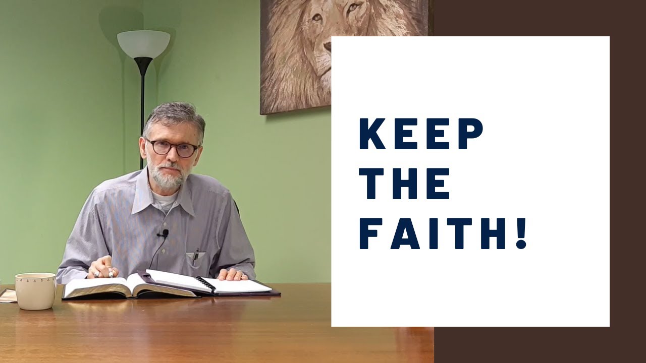 Pastor Greg Plummer - Keep the faith! - YouTube