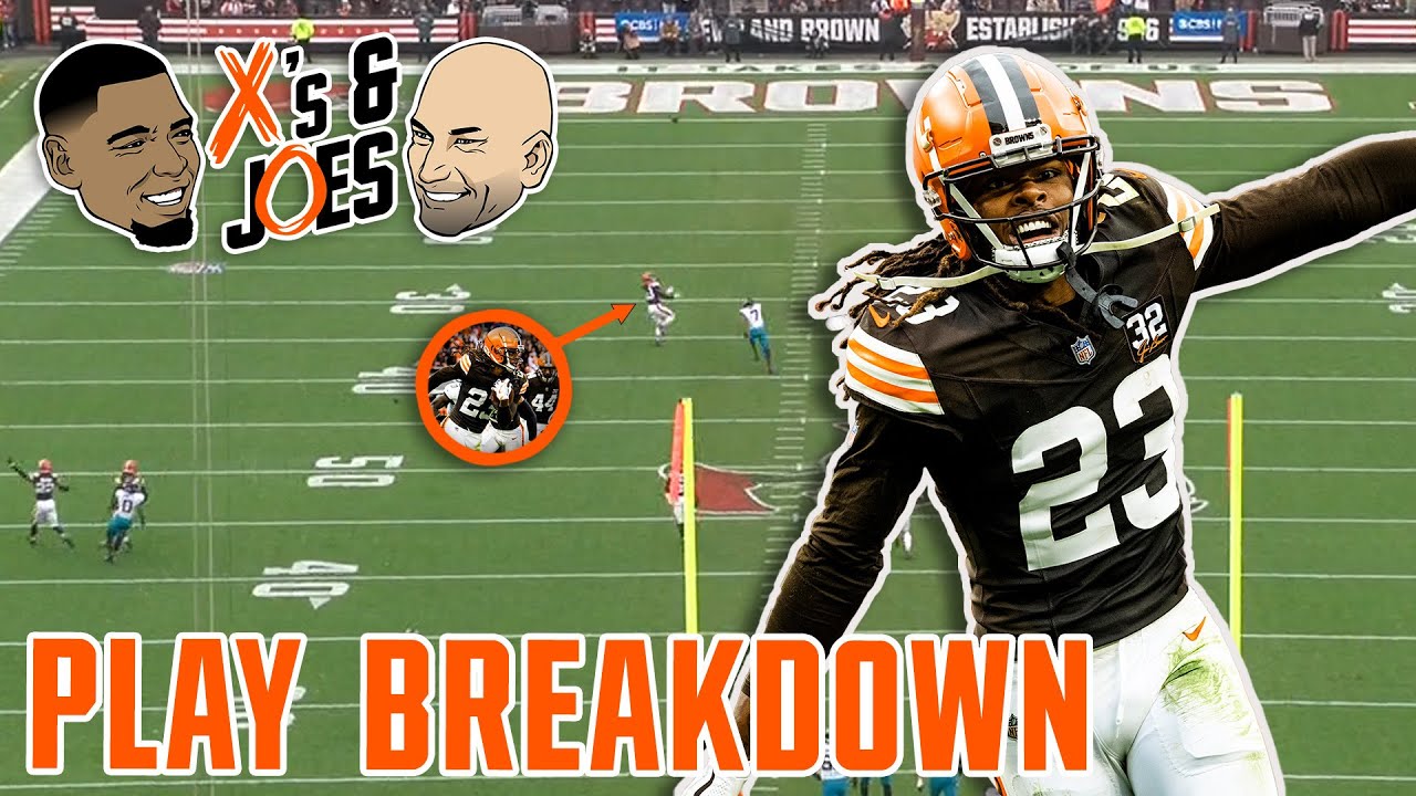 Joe Haden breaks down MJ Emerson's Two Pick Performance! | X's & Joes ...