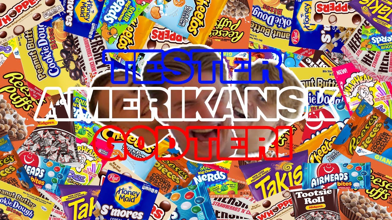 TESTER AMERIKANSK GODTERI (going international?) - YouTube