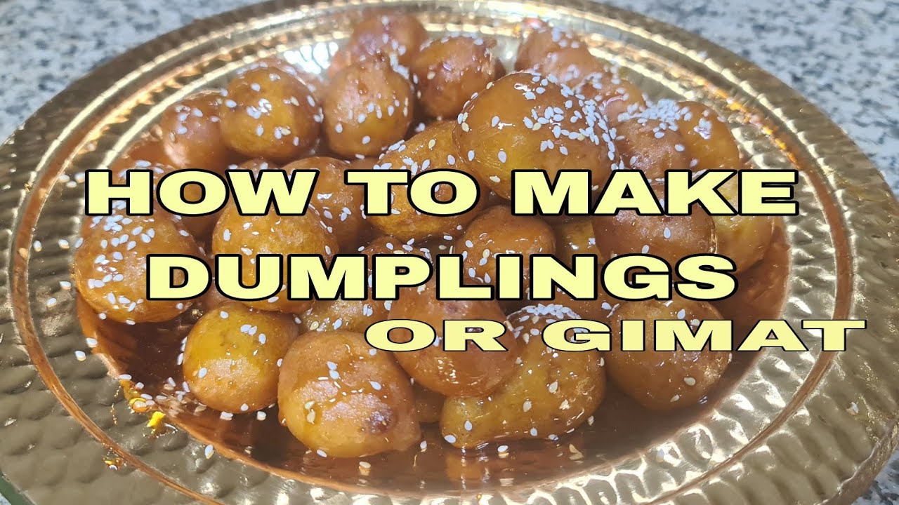 HOW TO MAKE GIMAT OR DUMPLINGS ARABIC FOOD #howtomake #dumplings # ...