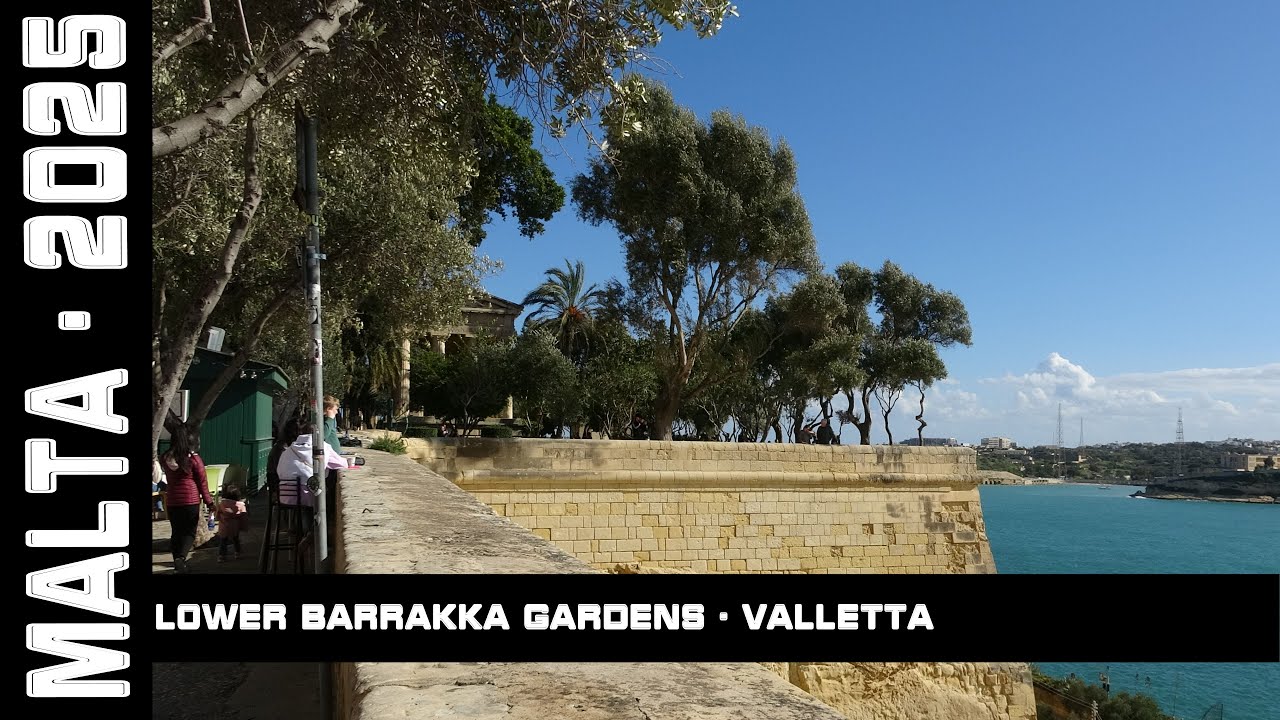 Lower Barrakka Gardens, Valetta, Malta, 2025 - YouTube