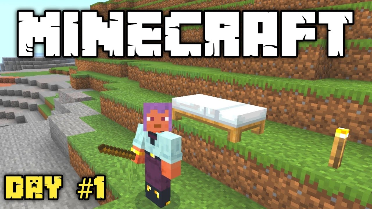 Minecraft 1.19 Survival Android Gameplay Day 1 | How to Play Minecraft ...