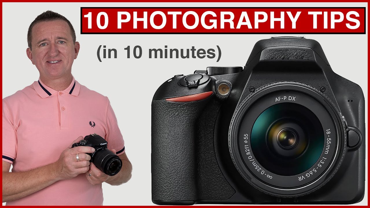 10 PHOTOGRAPHY TIPS in 10 minutes - photography tips for beginners with ...
