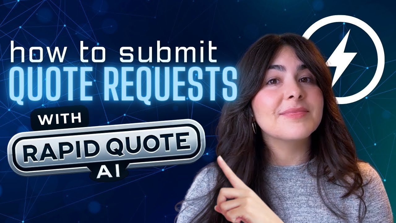 How to send a Quote Request with Rapid Quote AI - YouTube