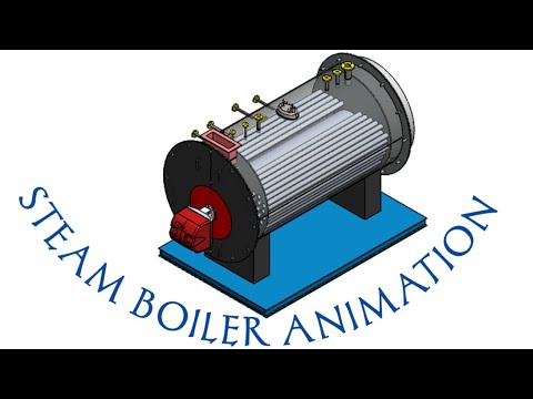 STEAM BOILER ANIMATION VIDEO - YouTube