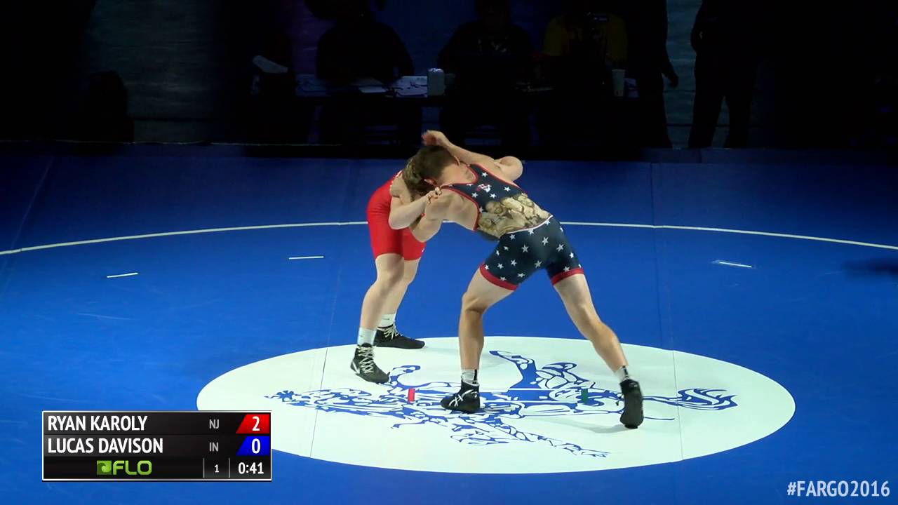 182 f, Ryan Karoly, NJ vs Lucas Davison, IN - YouTube