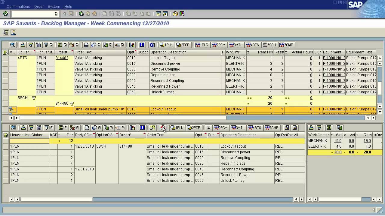 SAP Savants Backlog Manager - YouTube