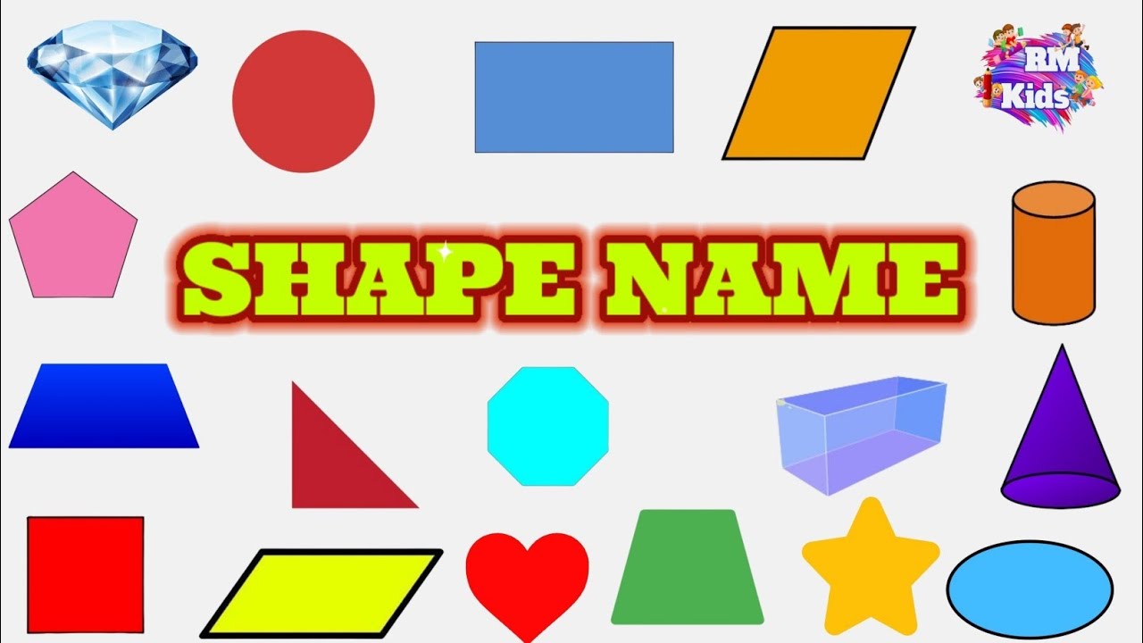 Shape Name| Shape Name In English|All Shape Name|Kids Video For Kids ...