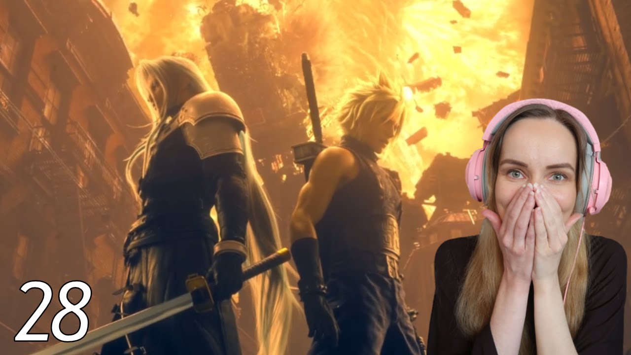 Entering The Shinra Building - Final Fantasy VII Remake - Part 28 - YouTube