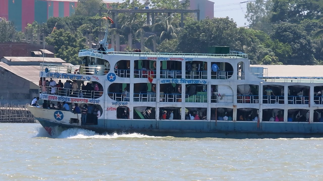 Small Passenger Vessel MV Miraj-6 Running Fast | Passenger Ship - YouTube