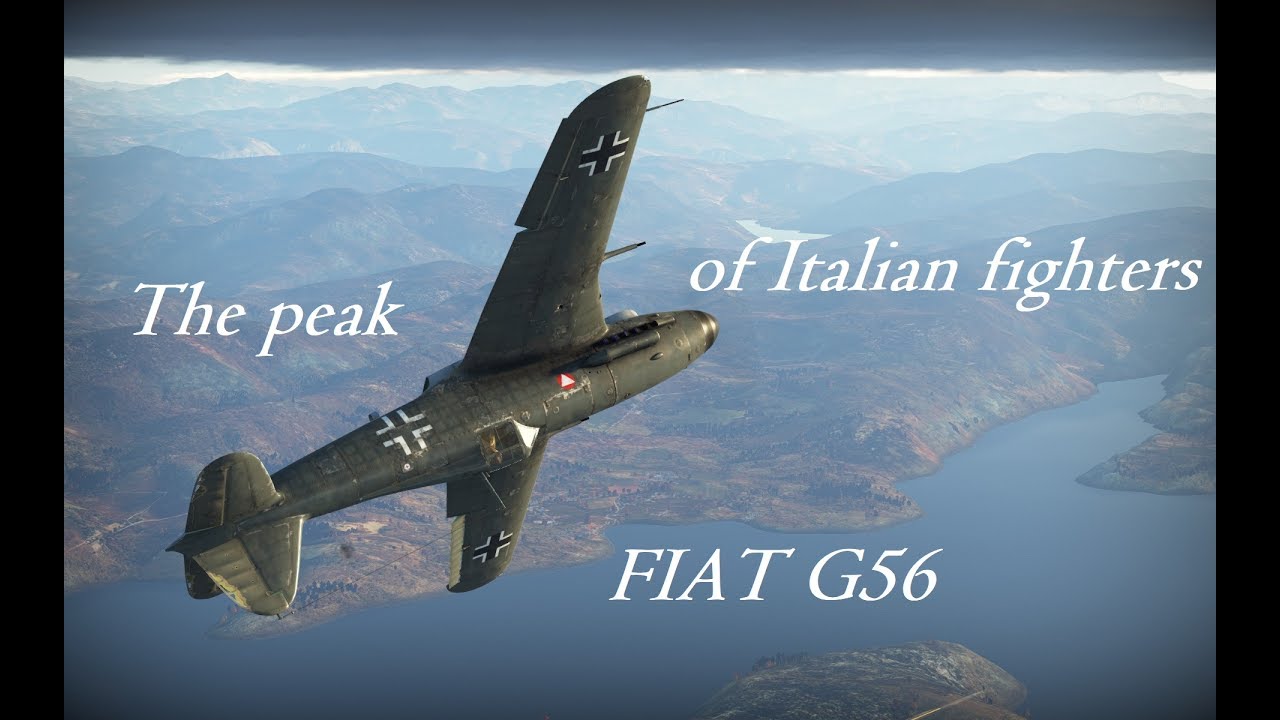 Fiat G56 - The peak of Italian fighters - RB Gameplay - YouTube