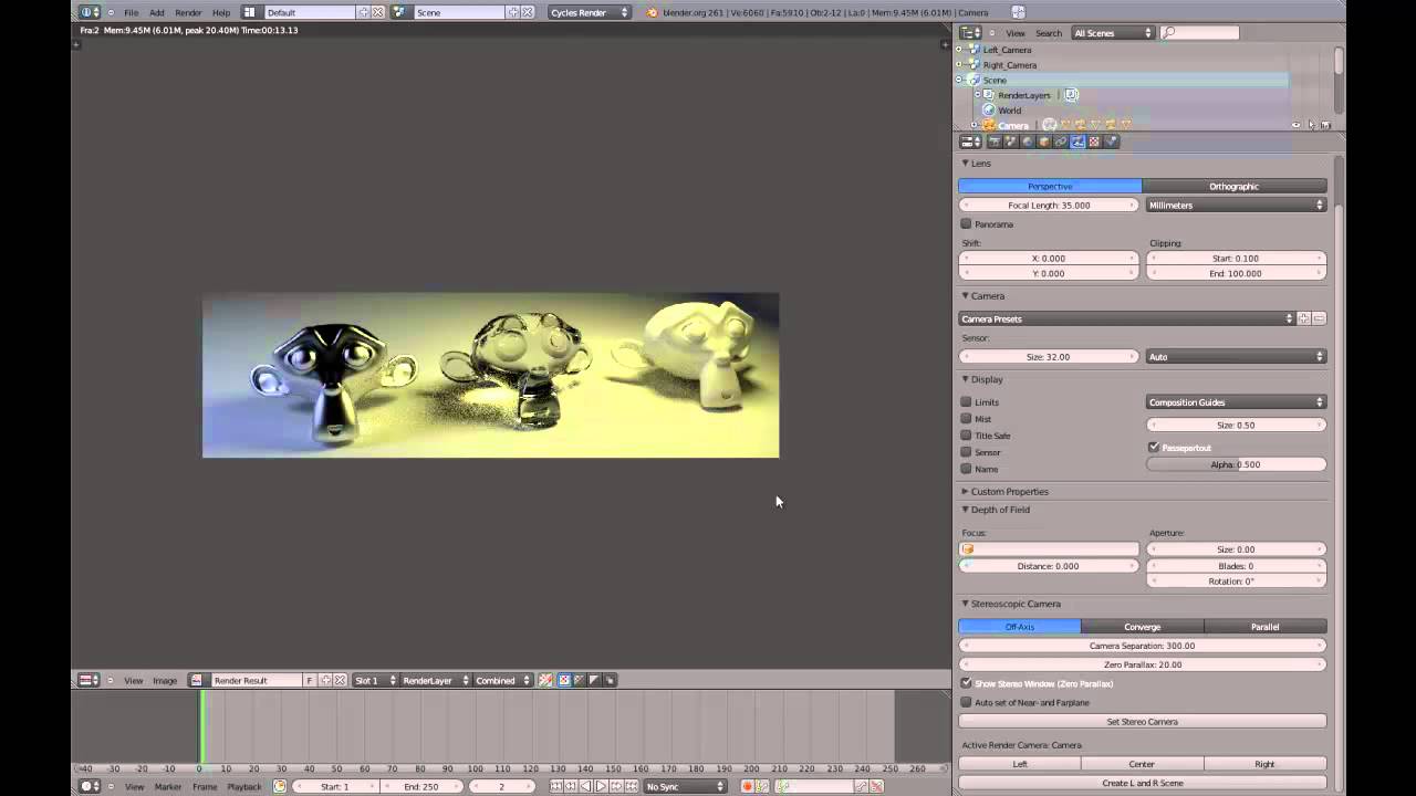 Stereo 3d in Blender - YouTube