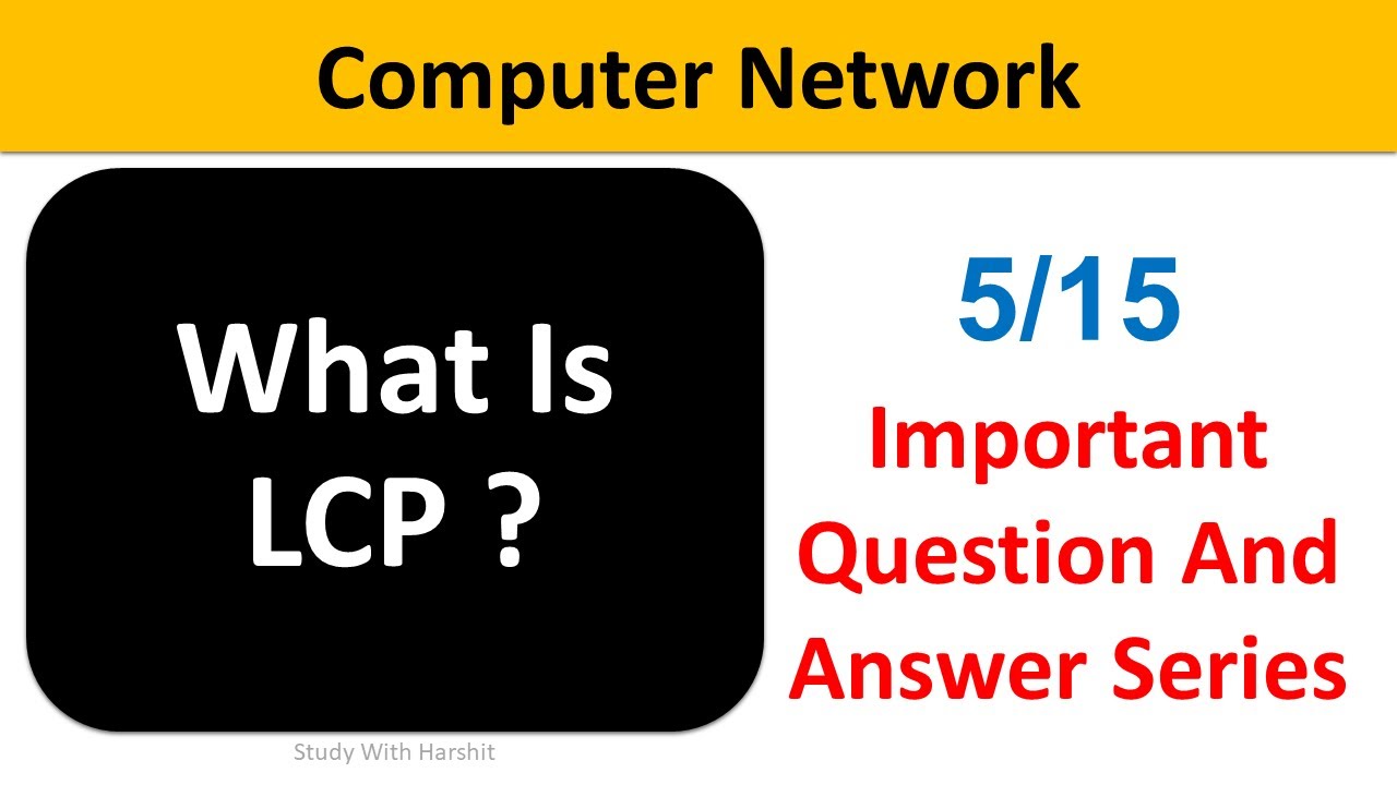 BCA 503 Computer Network Q&A Series 5/15 | What Is Link Control ...