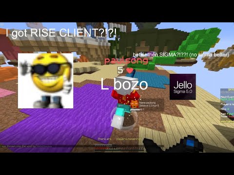 Hacking on Hypixel with Rise Client + Config - YouTube