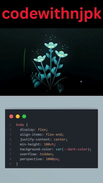 Amazing Flower Design using Css 🐢 #css #coding #funny #viral #trending #design - YouTube