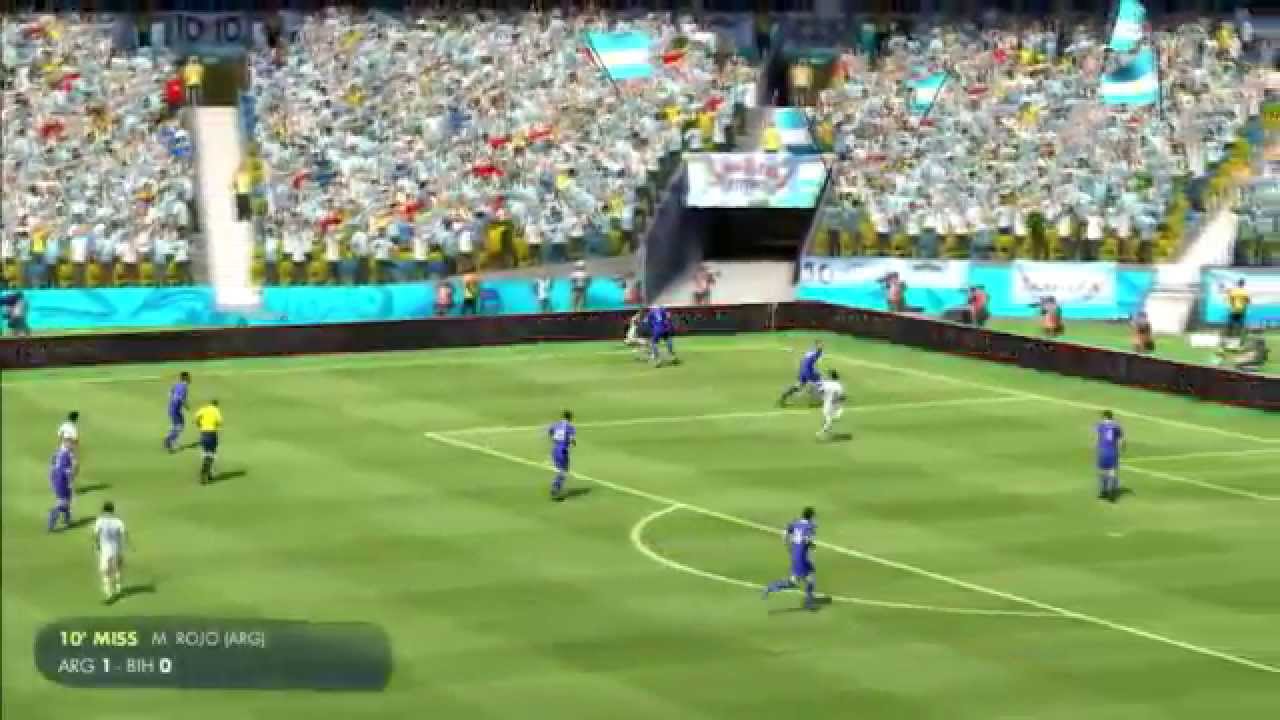 2014 FIFA World Cup Brazil Simulation - Match 11 - Argentina vs Bosnia ...