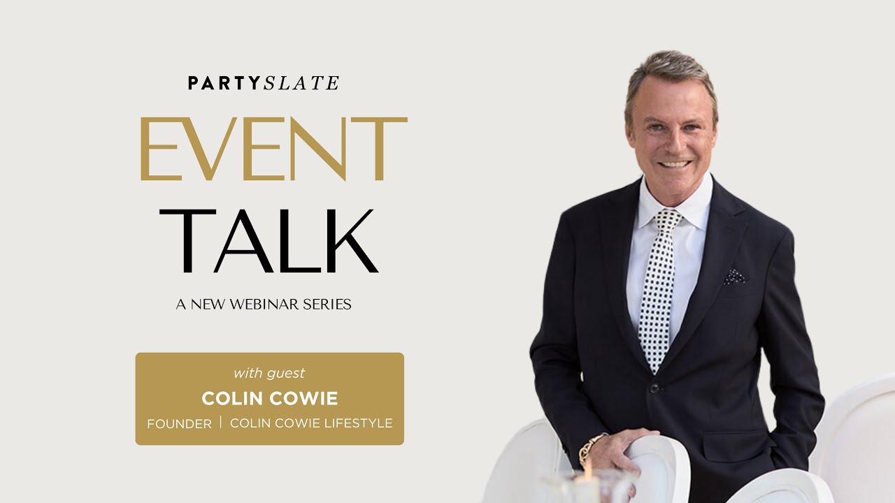 PartySlate Event Talk with Colin Cowie - YouTube