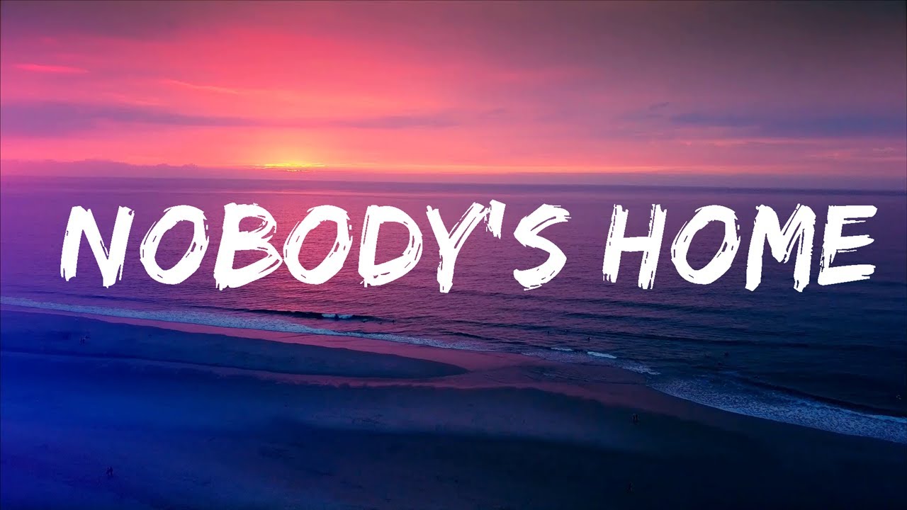 Avril Lavigne - Nobody's Home (Lyrics) Lyrics Video - YouTube