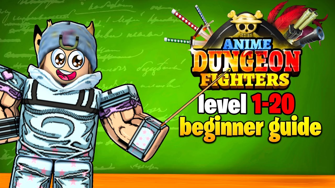 OFFICIAL Anime Dungeon Fighters GUIDE Level 1-20 - YouTube