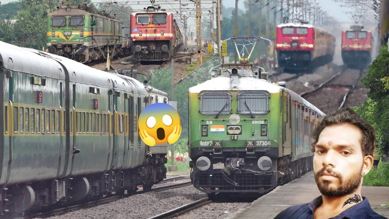 fastest train in the world😱|?high speed electric train 🚂Fast Diesel ...