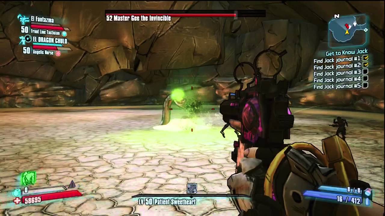 Borderlands 2 - Killing Master Gee the Invincible - YouTube