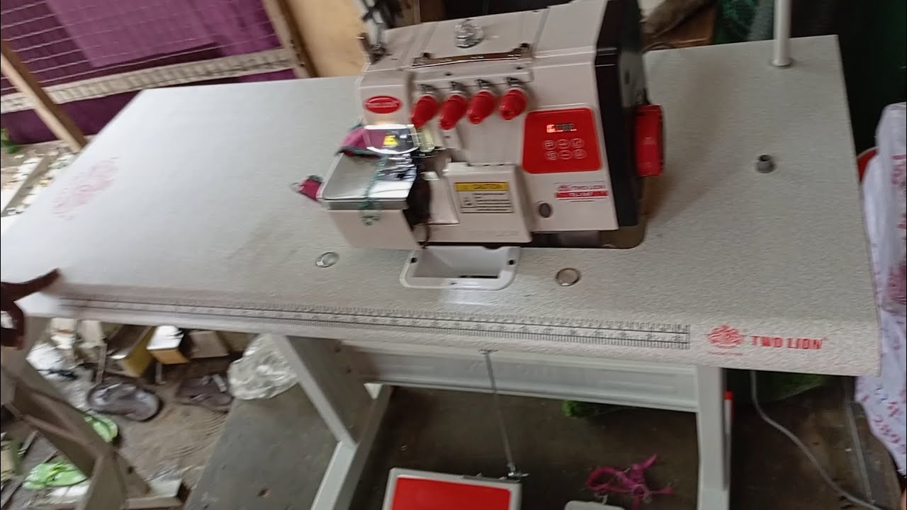 747- Direct Drive Two lion weaving machine overlock 747 Assembling 747 ...
