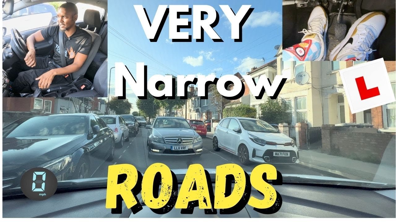 Drive on NARROW ROADS like a BOSS | Driving instructor talk through UK ...