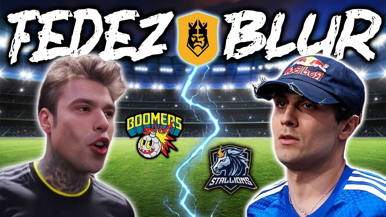 Fedez & Blur 🔥 Cosa è successo in Kings League 🇮🇹 tra Stallions ...